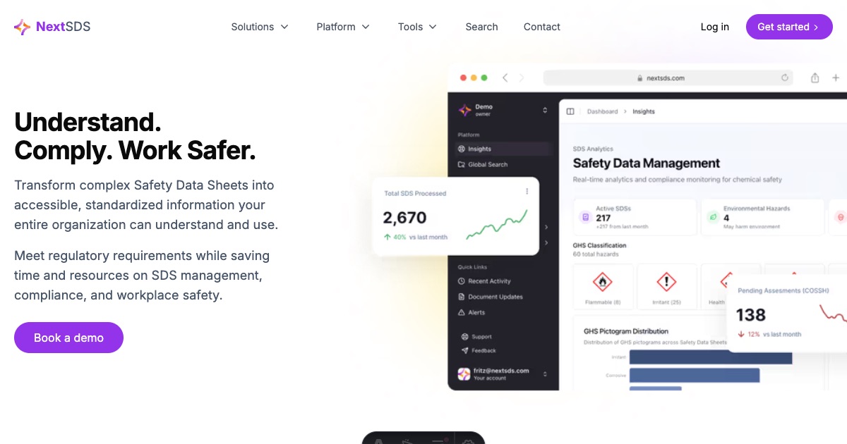 Uncomplicate Chemical Compliance | NextSDS
